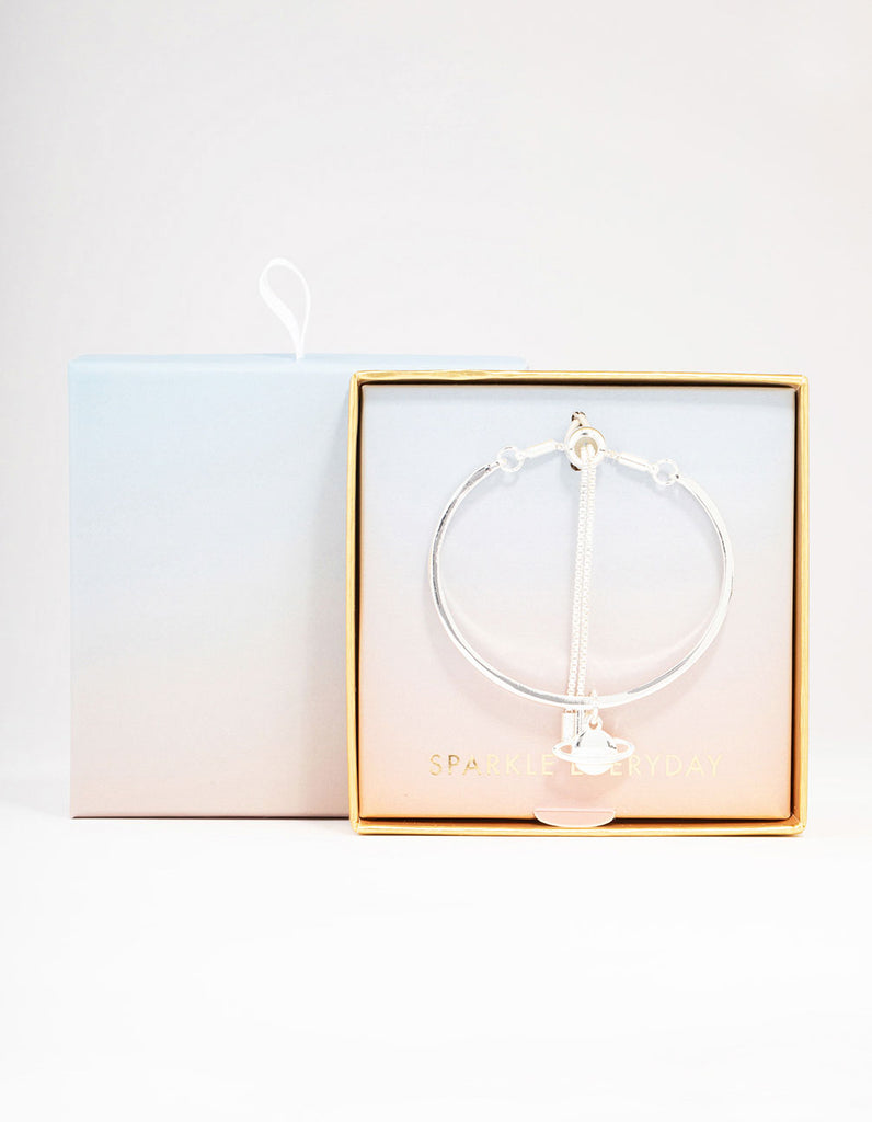 Silver Planet Toggle Bracelet - Lovisa