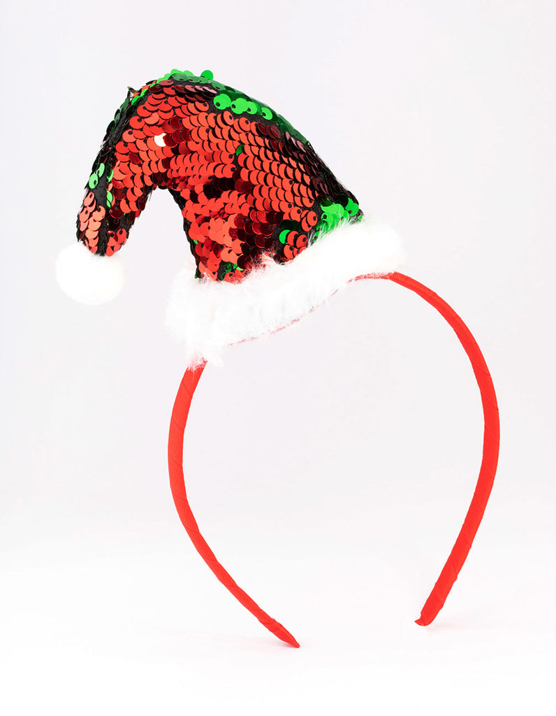 Sequin Santa Hat Headband - Lovisa