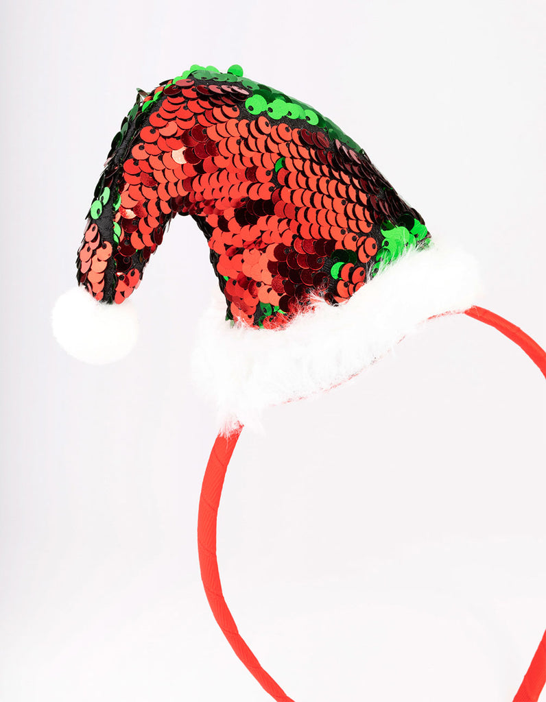Sequin Santa Hat Headband - Lovisa