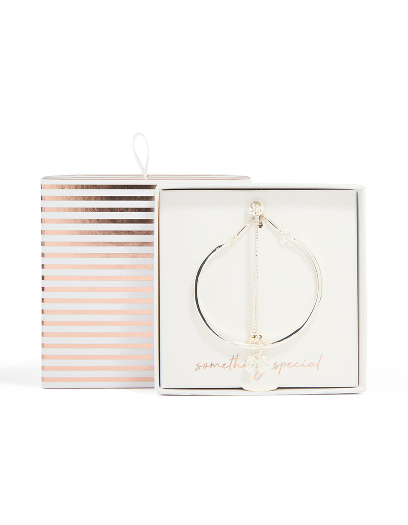 Silver Bow Toggle Bracelet - Lovisa