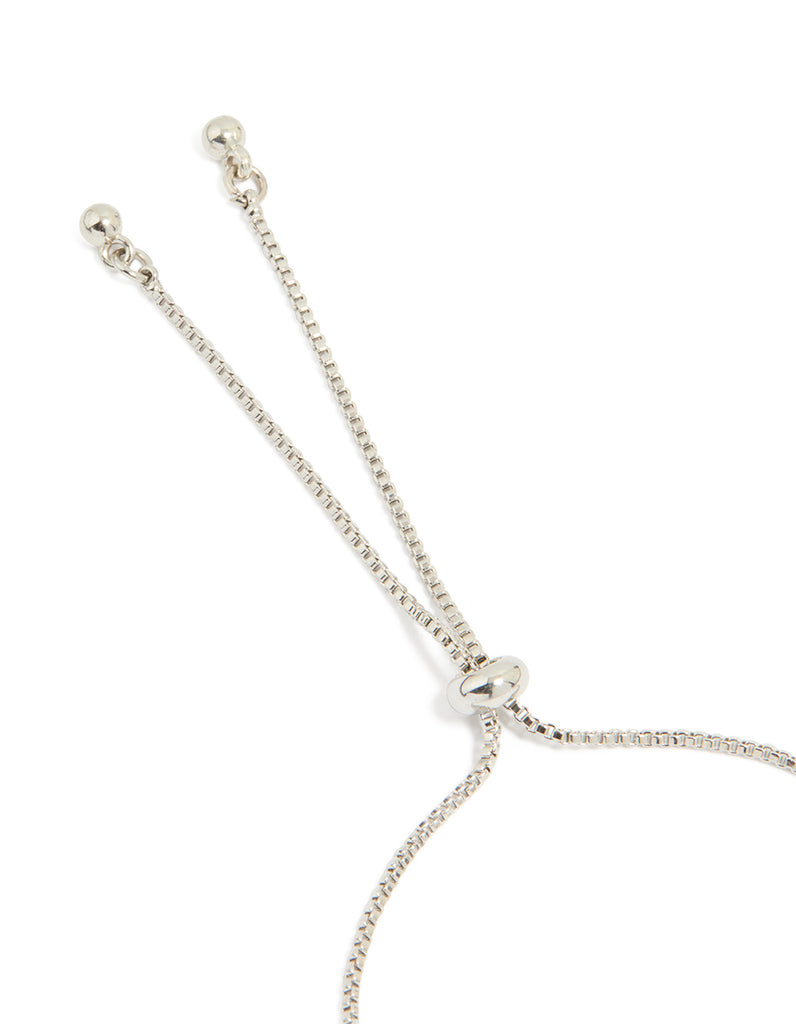Silver Cubic Zirconia Toggle Bracelet - Lovisa