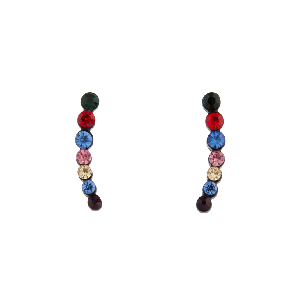 Black Multi-Coloured Ear Cuff - Lovisa
