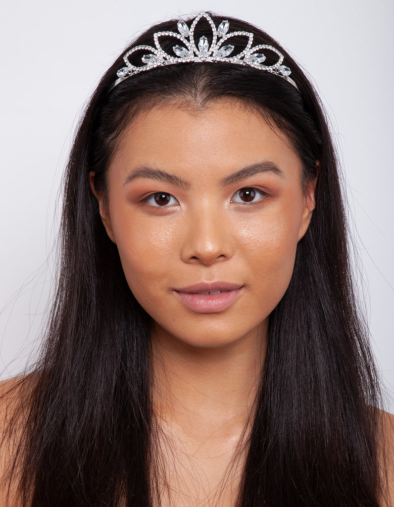 Silver Diamante Stone Tiara - Lovisa