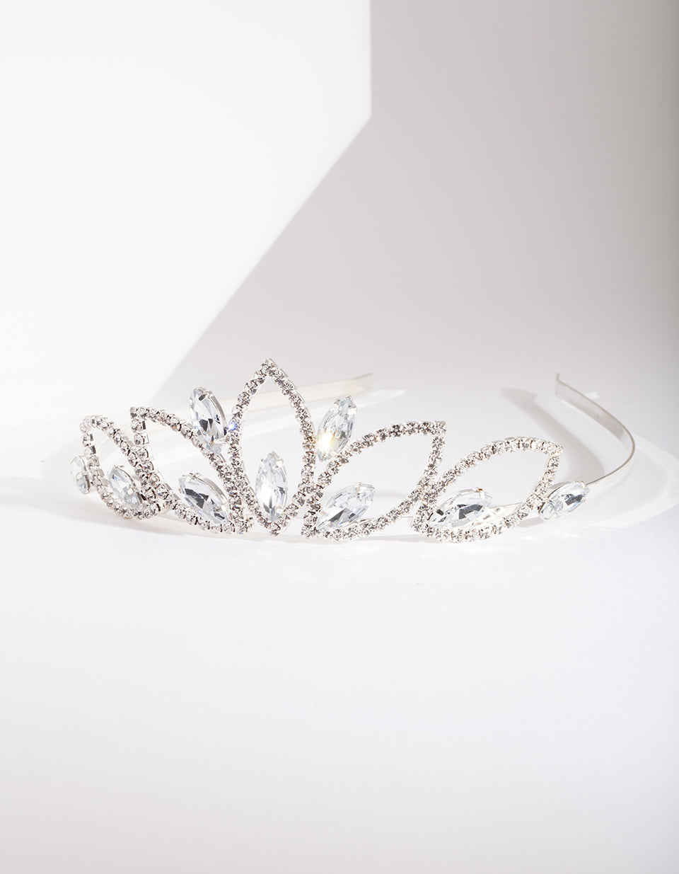 Silver Diamante Stone Tiara - Lovisa