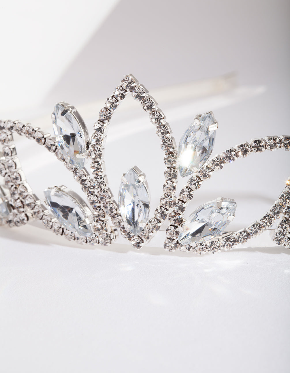 Silver Diamante Stone Tiara - Lovisa