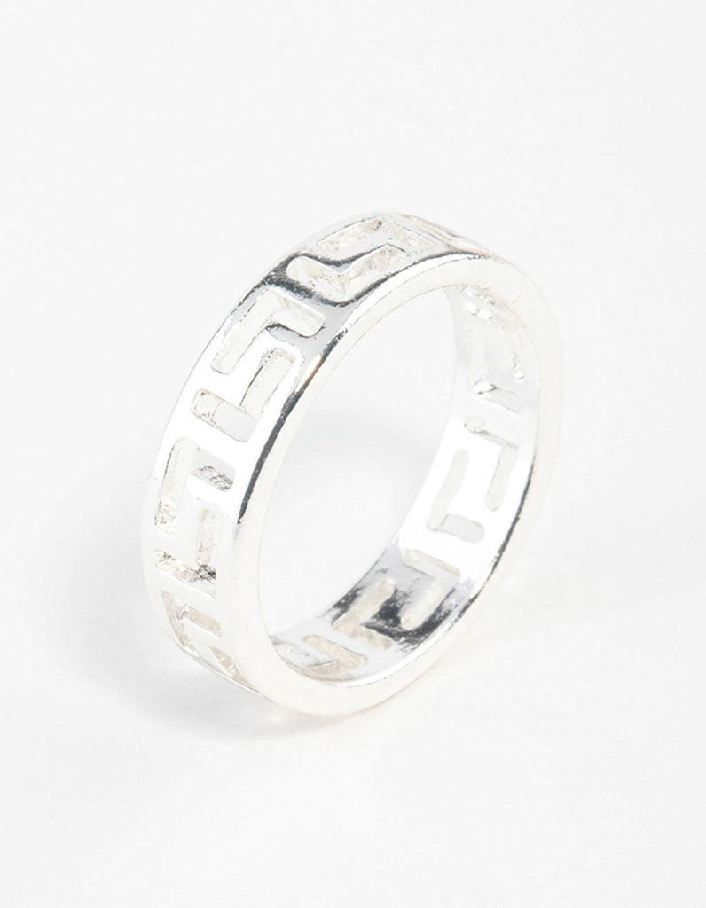 Silver Geometric Ring - Lovisa