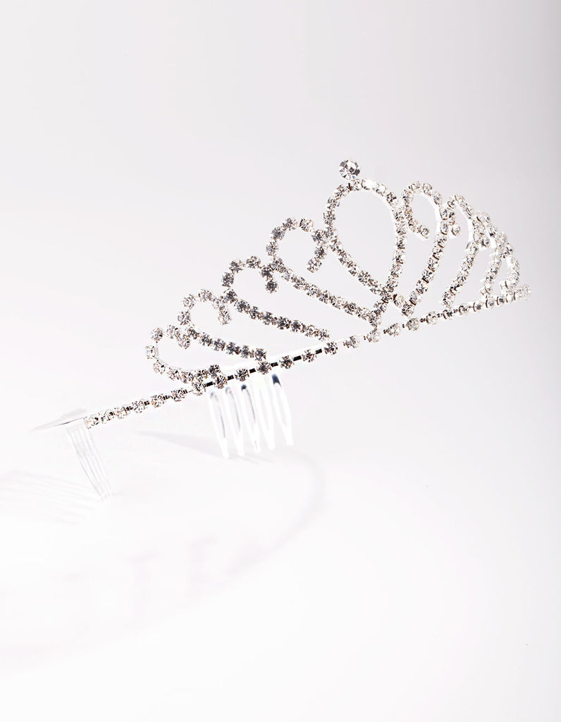 Silver Princess Tiara Crown - Lovisa