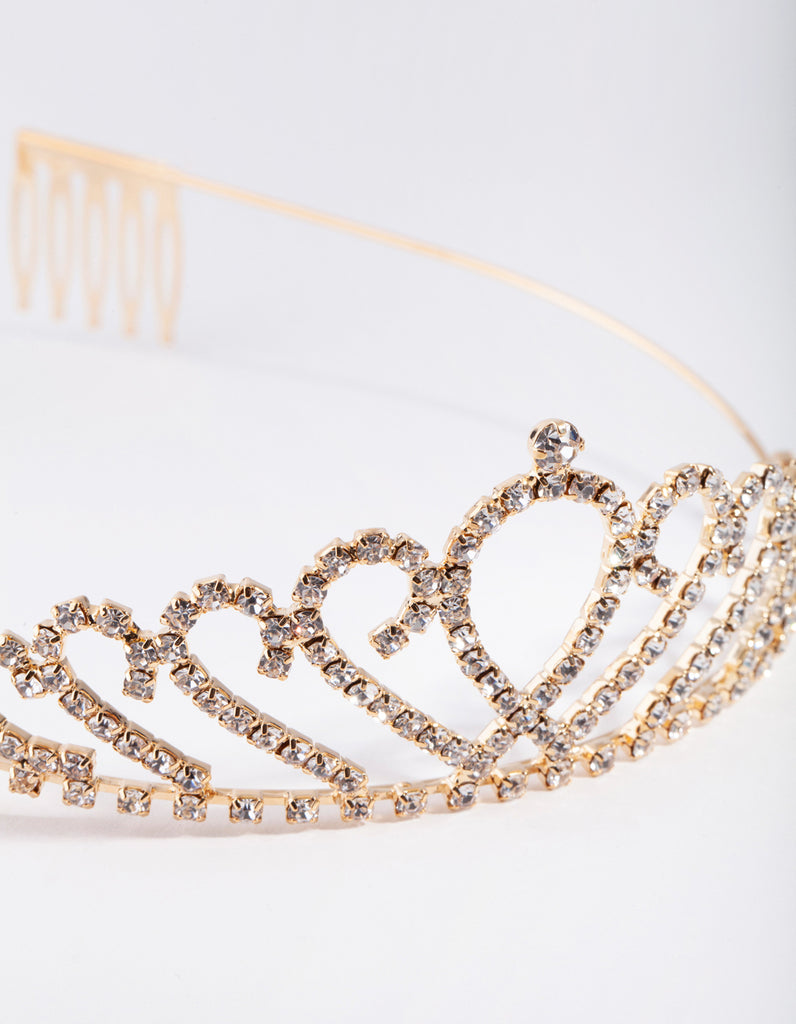 Gold Princess Tiara Crown - Lovisa