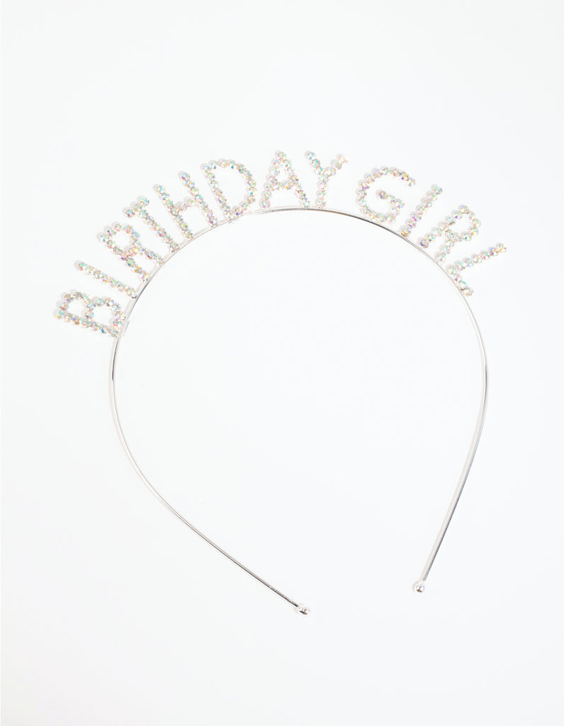 Kids Silver Diamante Birthday Tiara - Lovisa