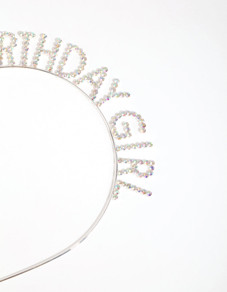 Kids Silver Diamante Birthday Tiara - Lovisa