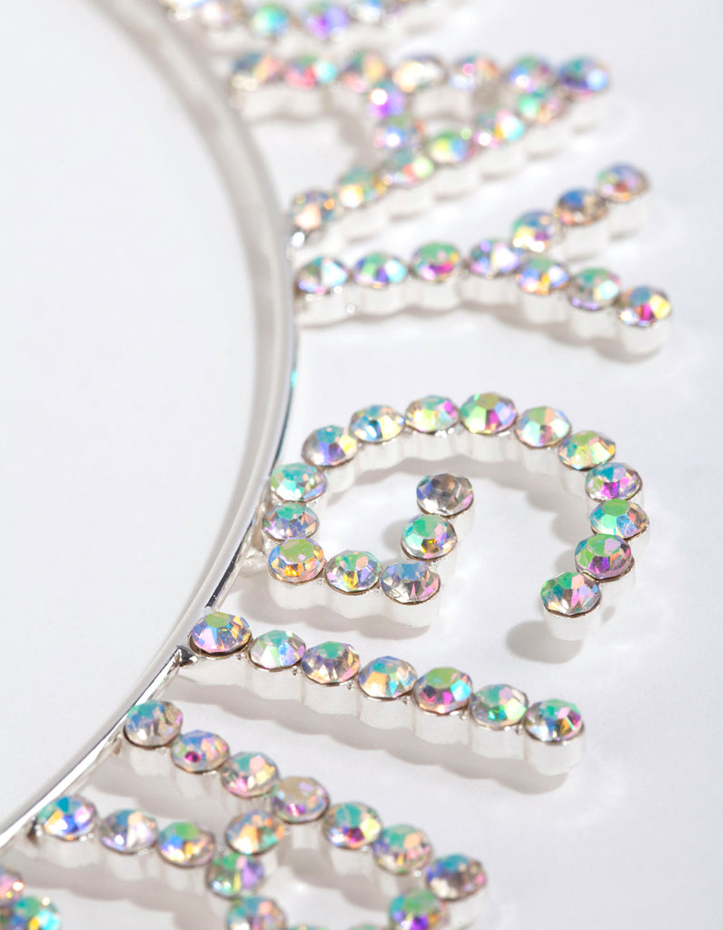 Kids Silver Diamante Birthday Tiara - Lovisa