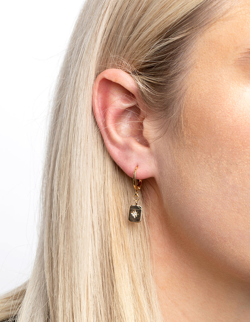 Gold Plated Brass Celestial Earring Stack 6-Pack - Lovisa