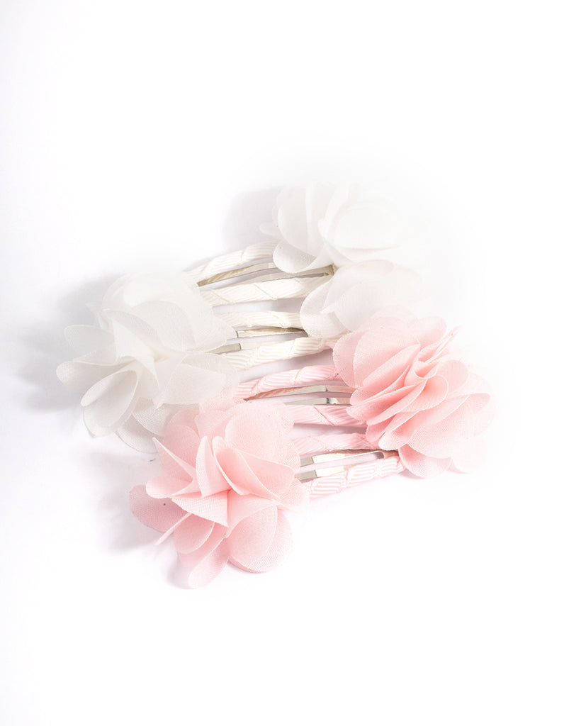 Kids Petal Flower Snaps 4-Pack - Lovisa