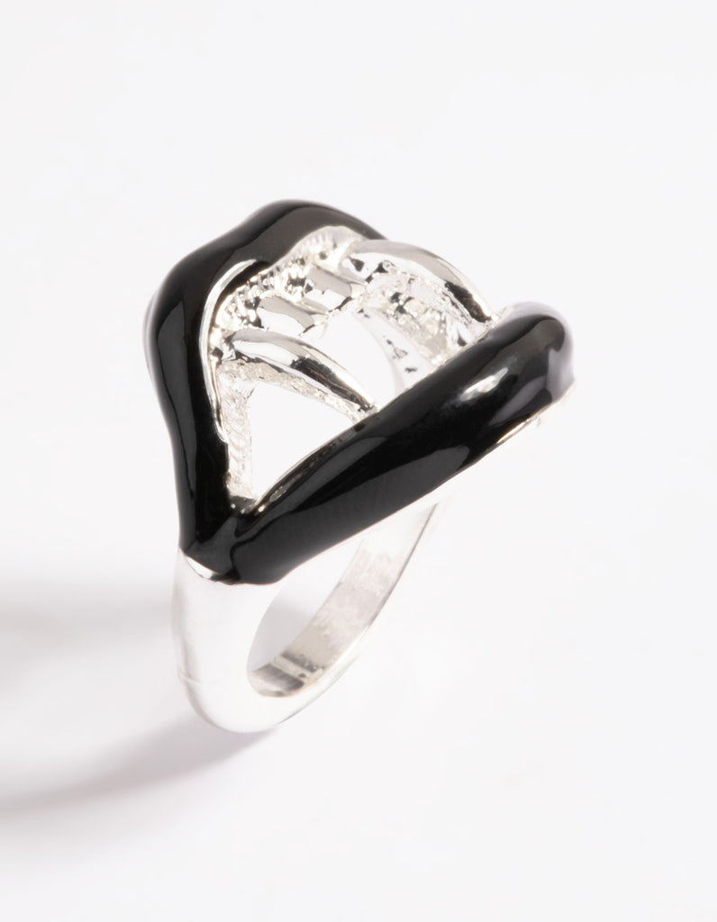 Silver Bite Me Ring - Lovisa
