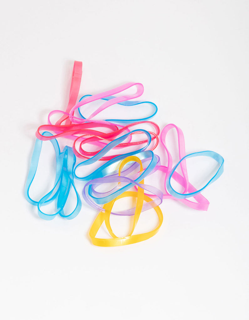 Bright Mini Hair Elastics 60-Pack - Lovisa
