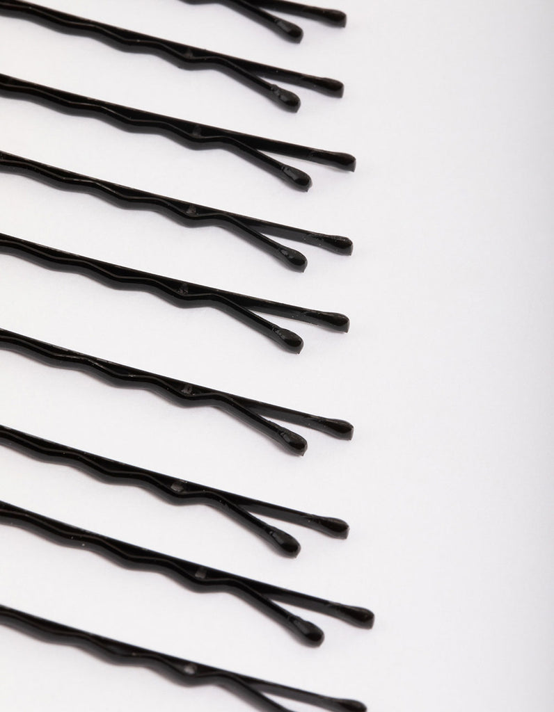 Coated Black Bobby Pin 10-Pack - Lovisa