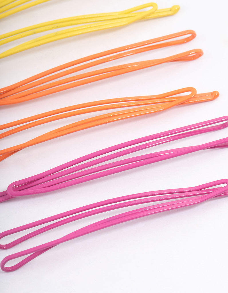 Double Mixed Slide Hair Clips 6-Pack - Lovisa