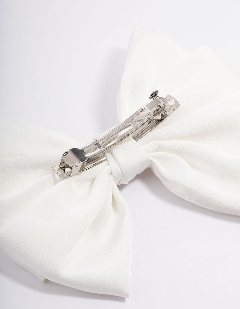 Fabric Pleated Bow Hair Clips - Lovisa
