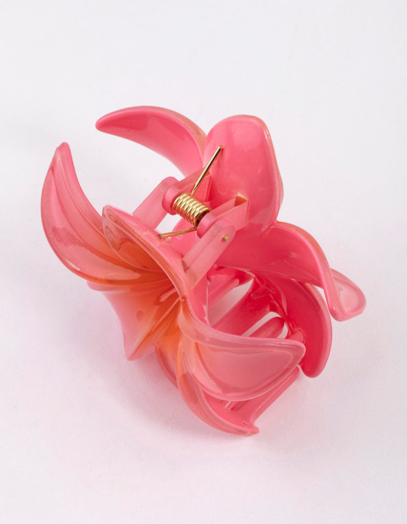 Pink Tropical Flower Claw Clip - Lovisa