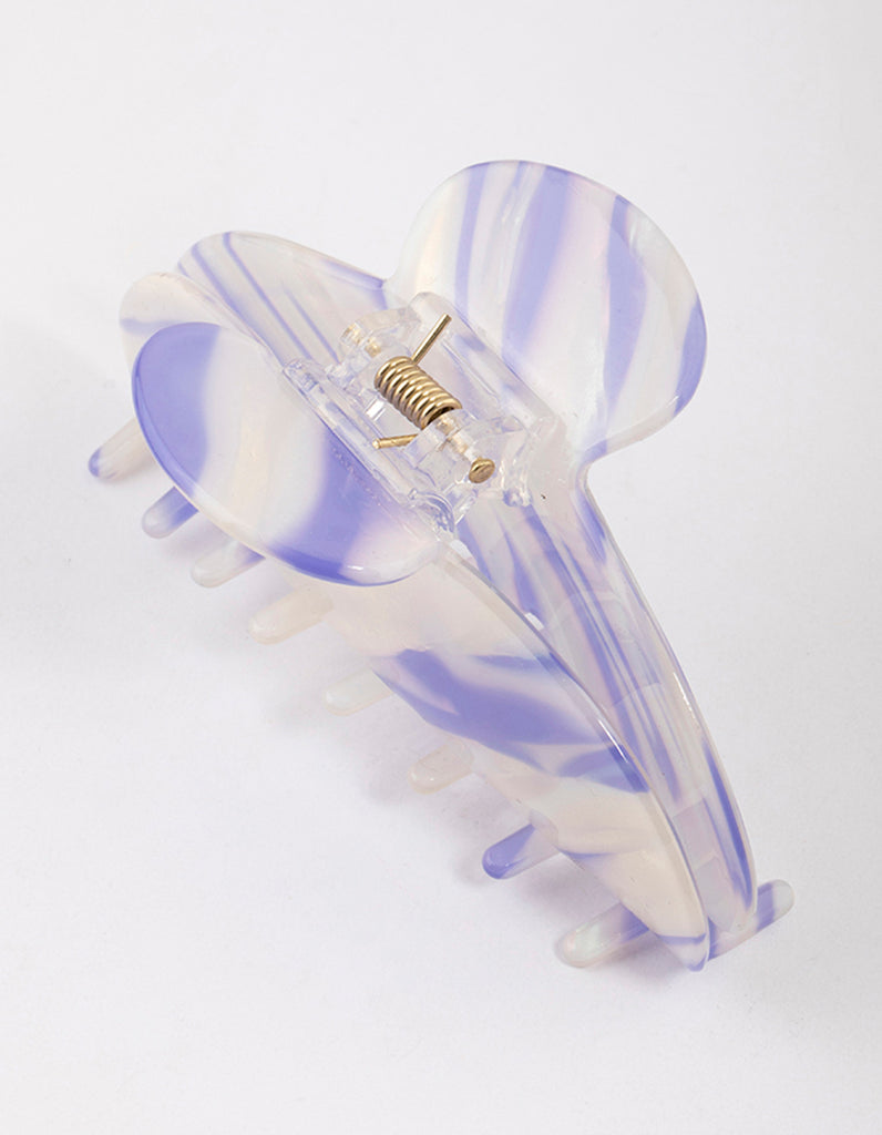Acrylic Lilac Lunar Multi Clear Claw Clip - Lovisa