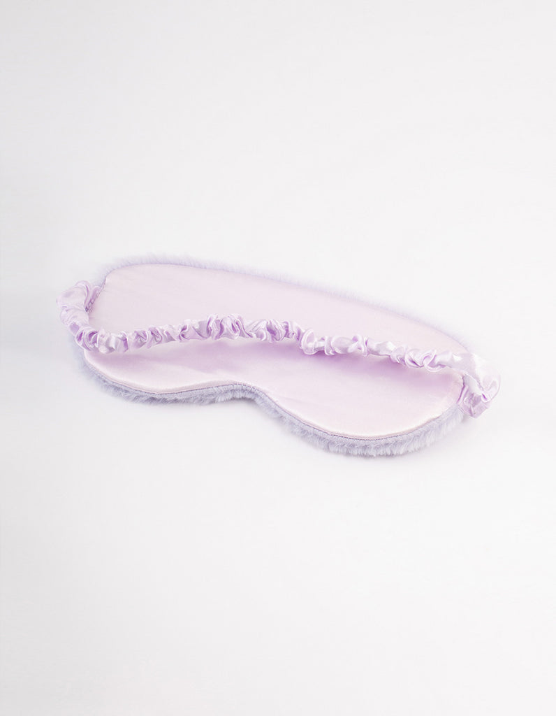 Lilac Fluffy Eye Mask - Lovisa
