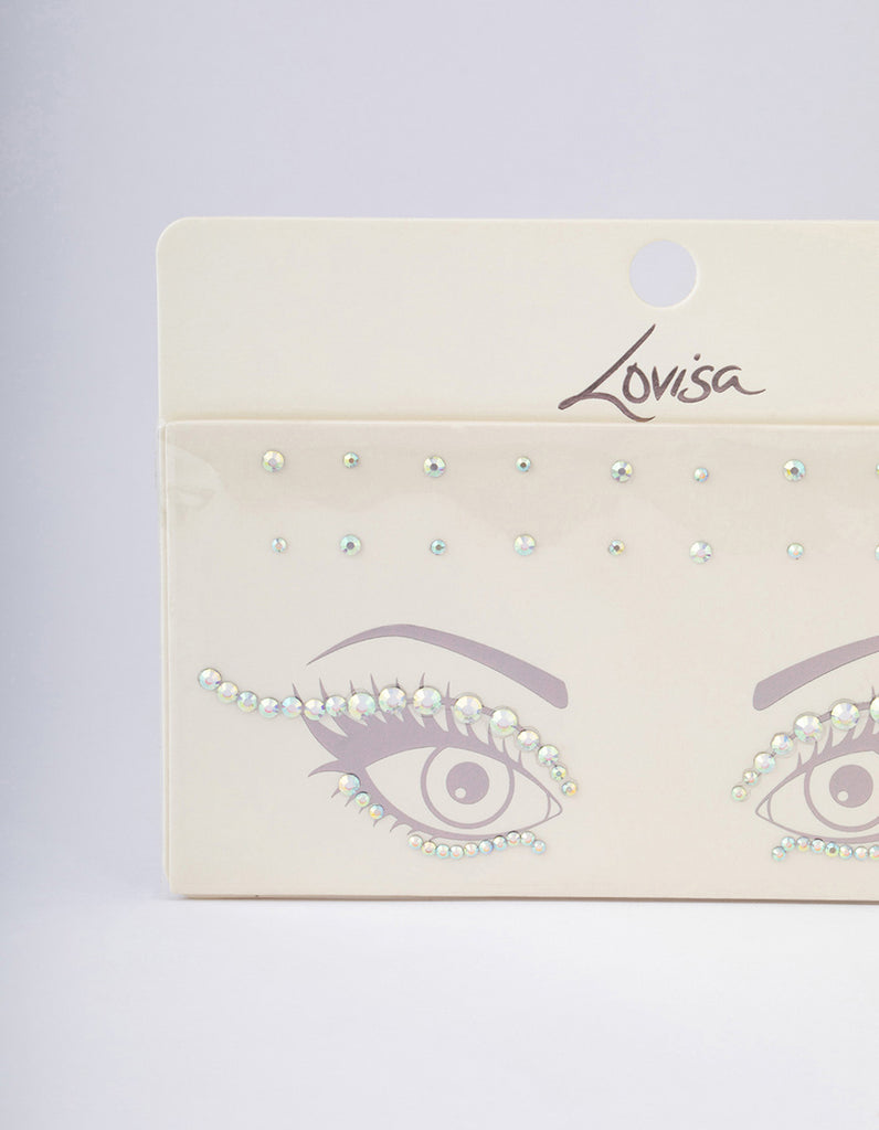 Acrylic Simple Strand Face Jewels - Lovisa