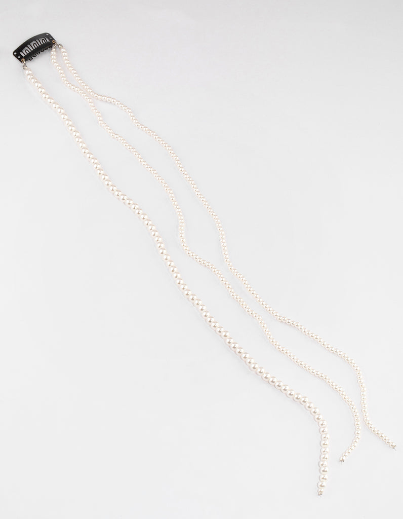 Pearl Trio Strand Hair Clips - Lovisa