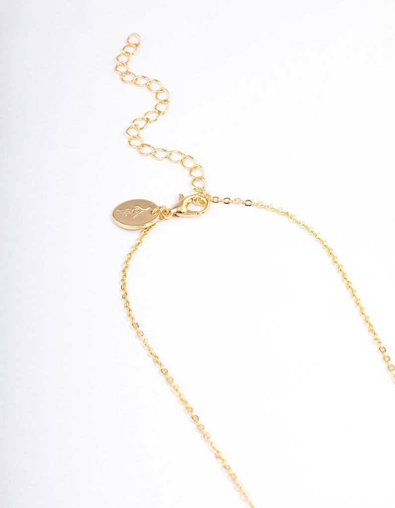 Gold Plated Angel Number '222' Layered Necklace - Lovisa