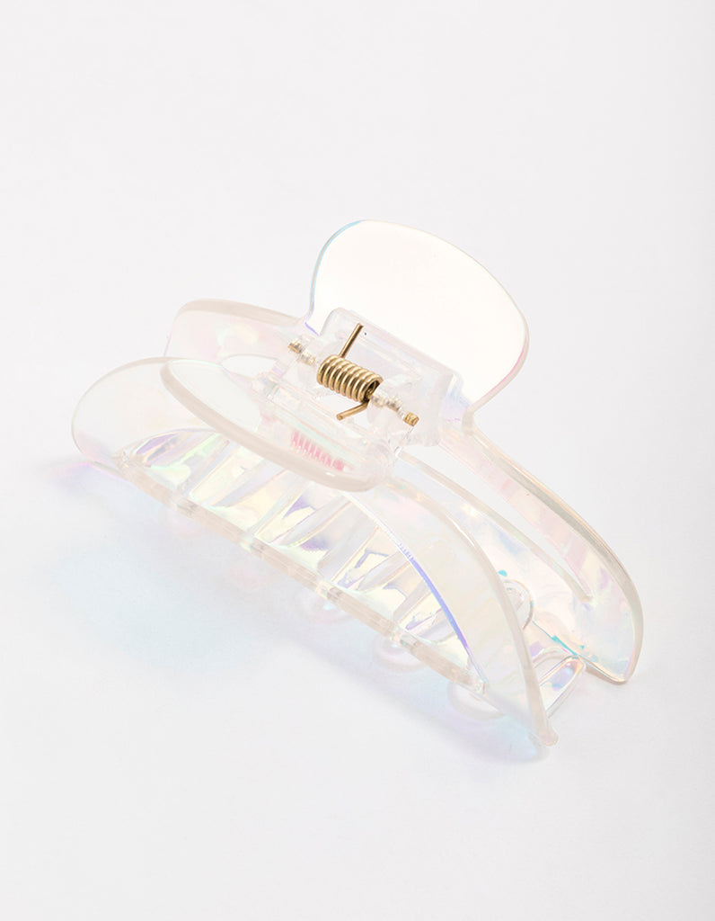 Plastic Holographic Moon Claw Clip - Lovisa