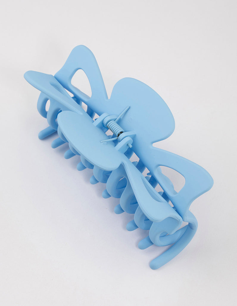 Blue Acrylic Triangular Cut Out Claw Clip - Lovisa
