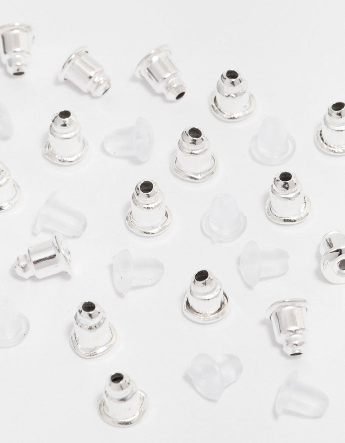Silver & Silicone Mixed Earring Backing Kit - Lovisa