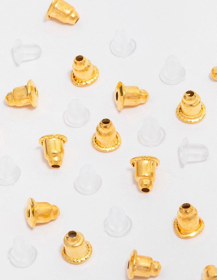 Gold & Silicone Mixed Earring Backing Kit - Lovisa