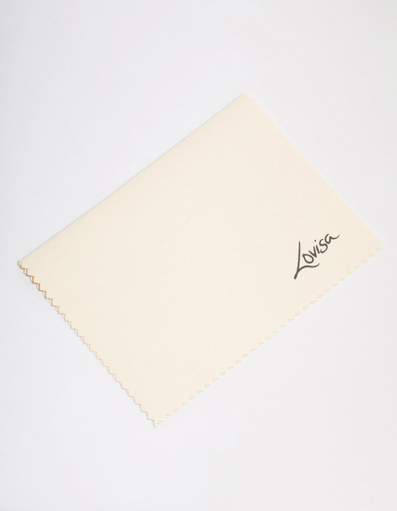 Cream Fabric Polishing Cloth - Lovisa
