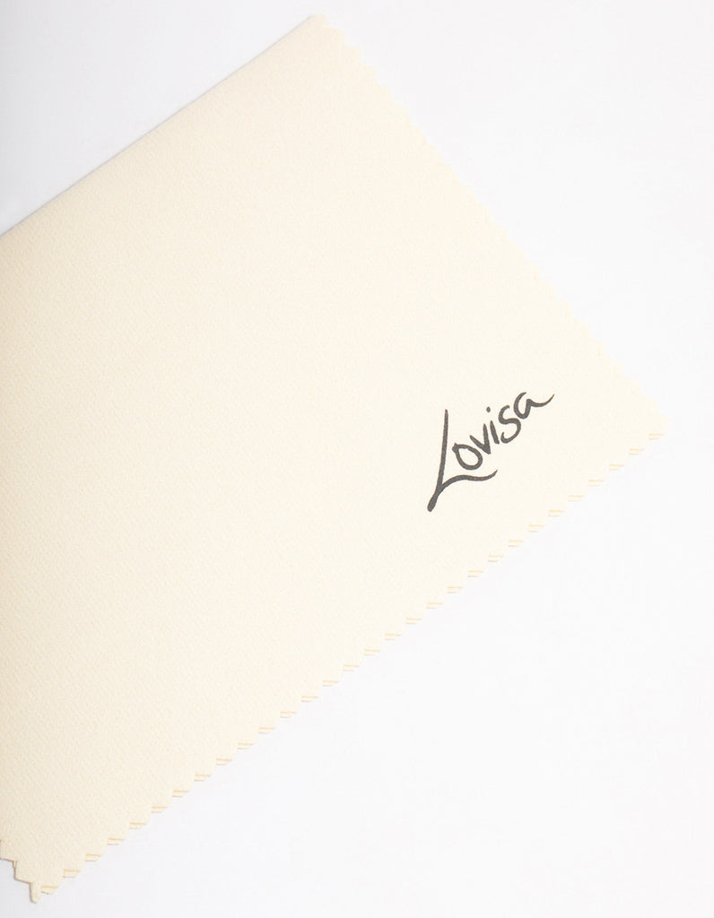 Cream Fabric Polishing Cloth - Lovisa
