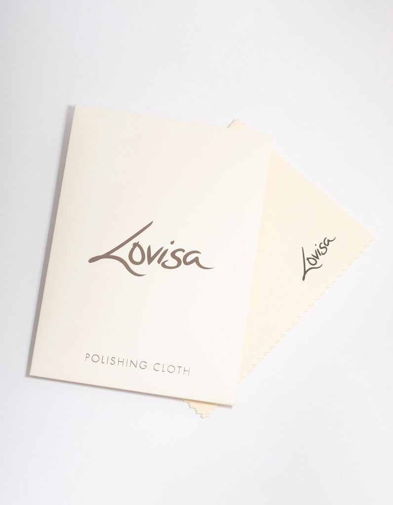 Cream Fabric Polishing Cloth - Lovisa