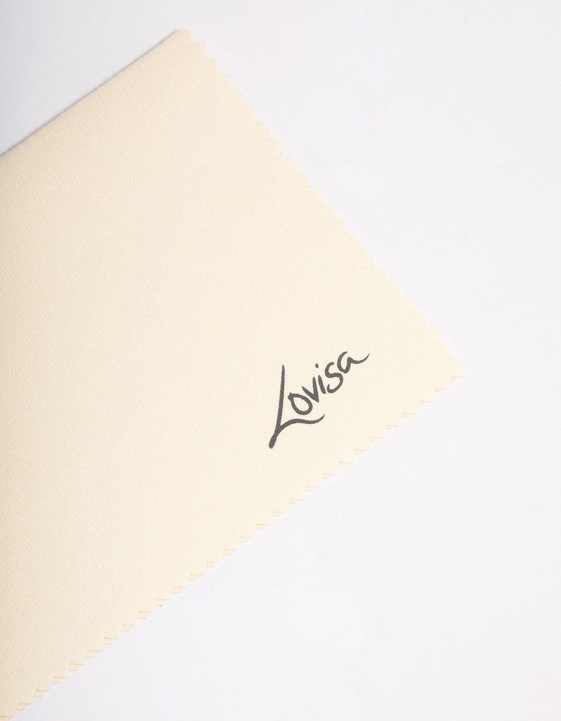Cream Fabric Polishing Cloth - Lovisa