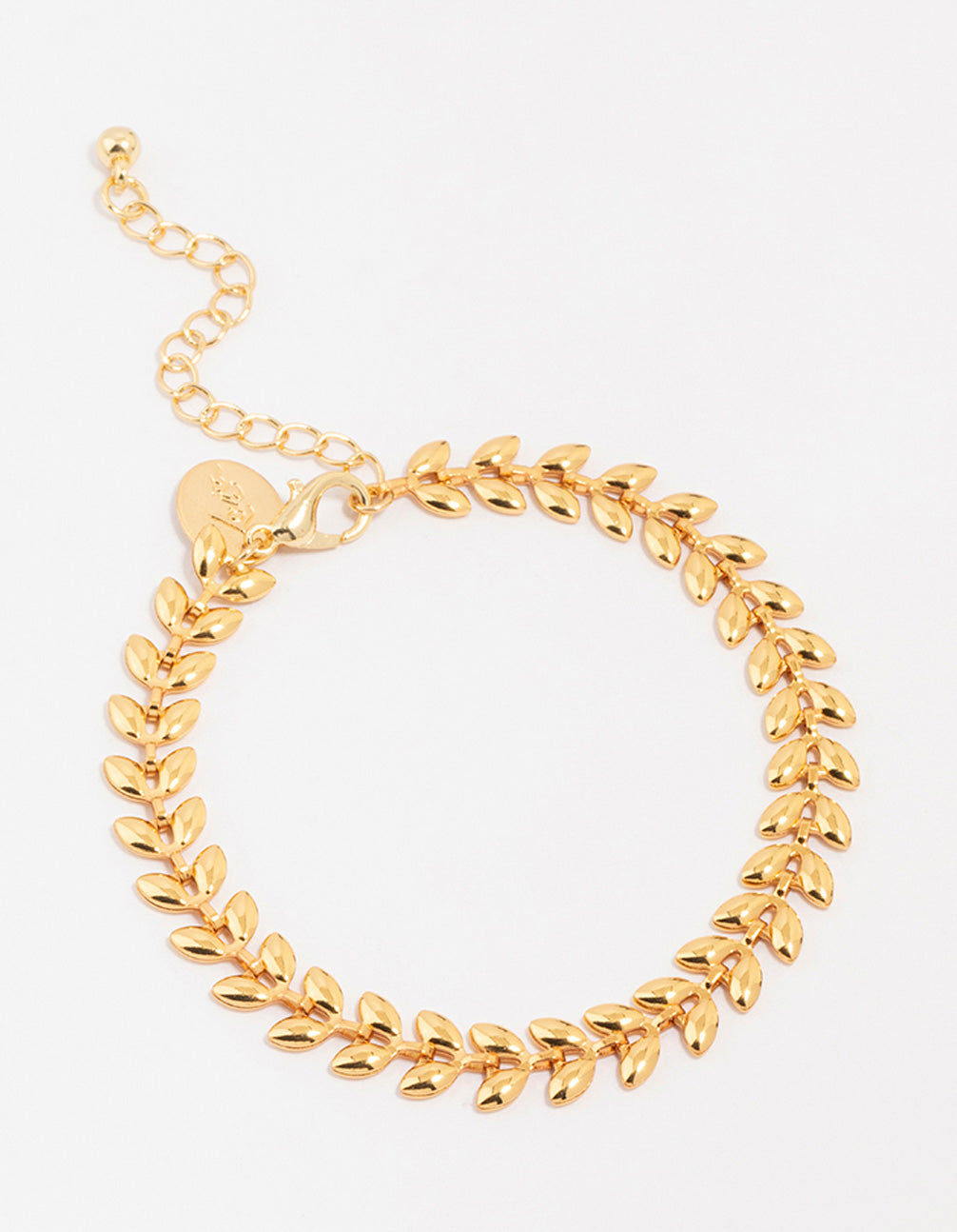 Gold Plated Brass Toga Leaf Bracelet - Lovisa