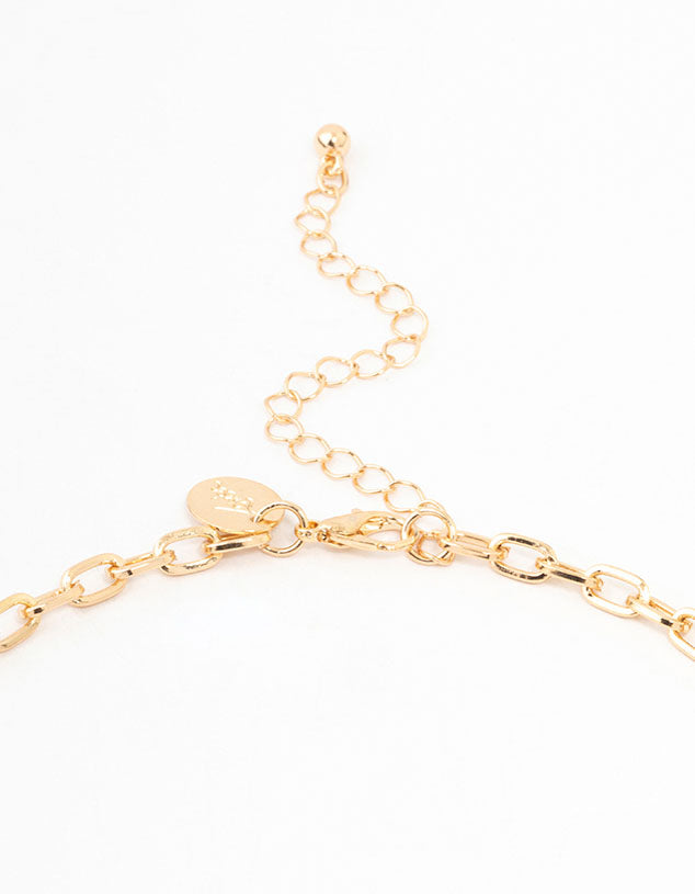 Mixed Beaded Charm Station Necklace - Lovisa