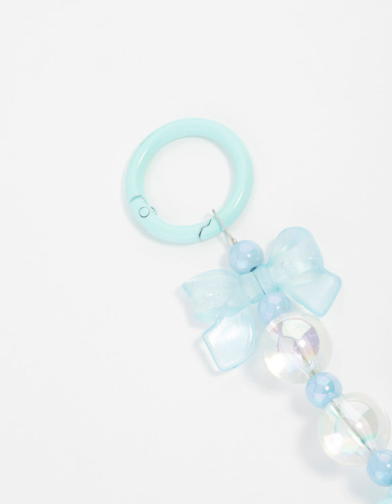 Blue Cloud Bow Keychain - Lovisa