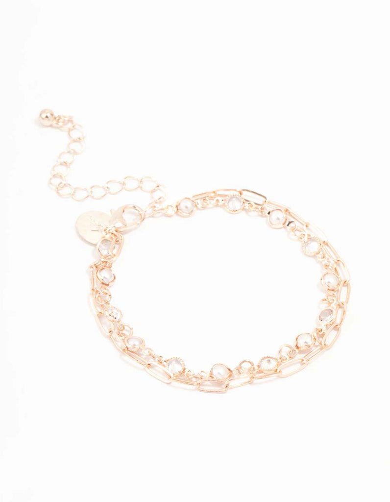 Gold Layered Link Bracelet Lovisa