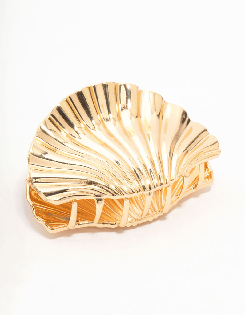 Mixed Metal Shell Claw Clips 2-Pack - Lovisa