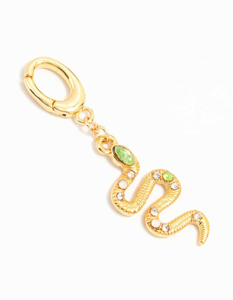 Gold Plated Snake Charm - Lovisa