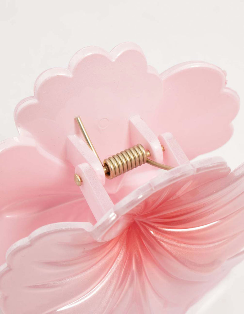 Pink Ombre Hibiscus Claw Clip - Lovisa