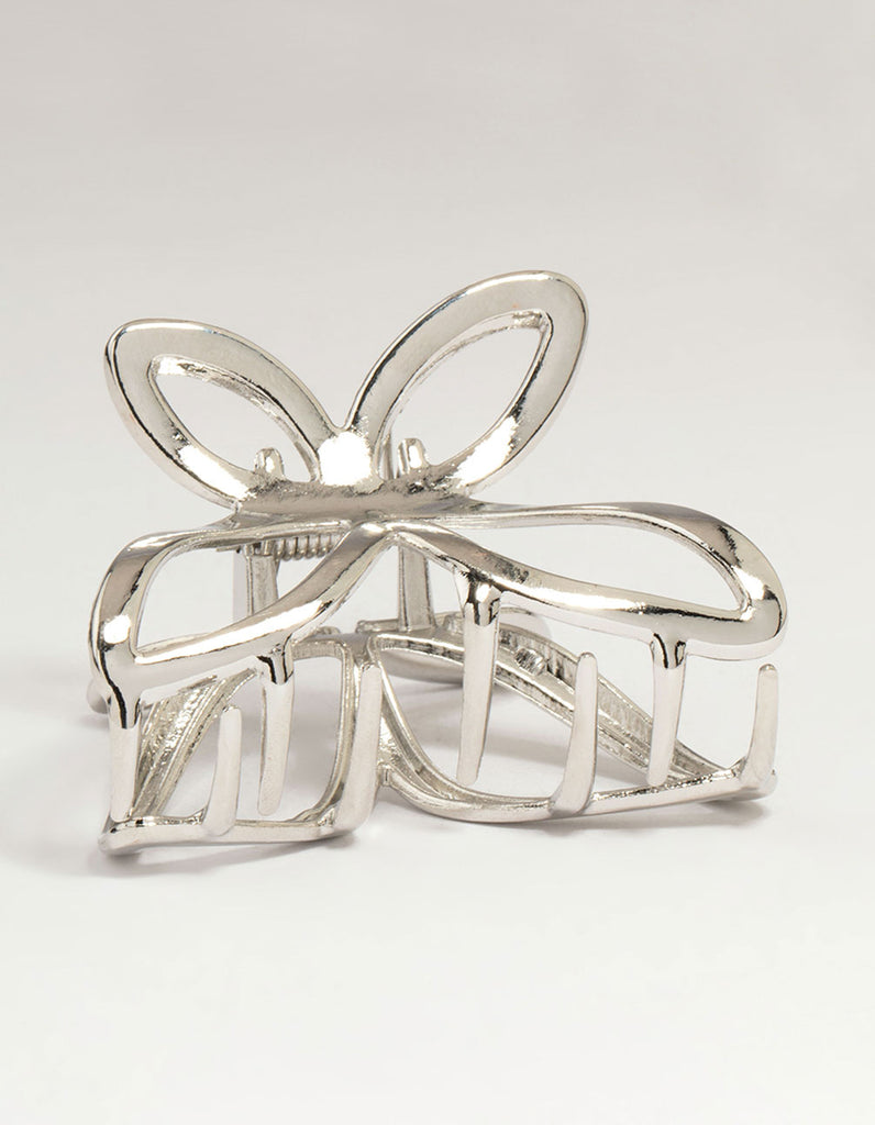 Silver Butterfly Claw Clip - Lovisa