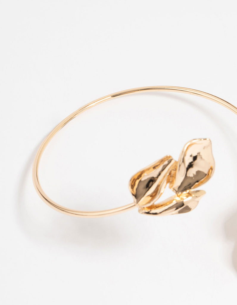 Gold Leaf Wrapped Arm Cuff - Lovisa