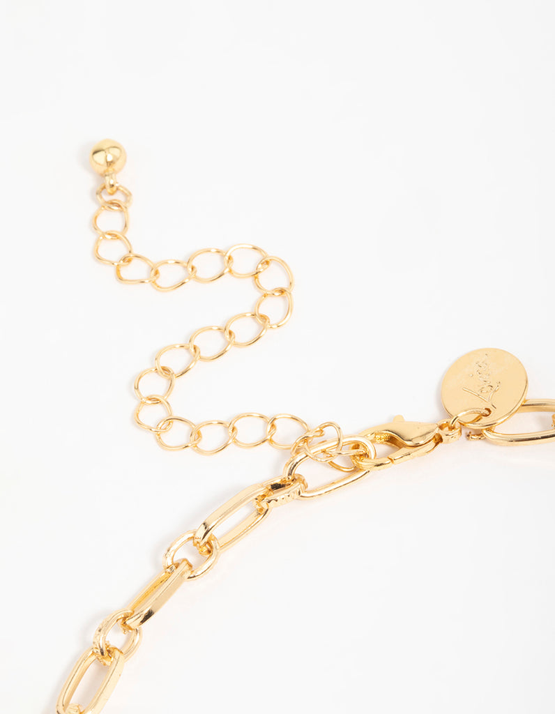 Gold Plated Chilli & Cactus Charm Pendant Necklace - Lovisa