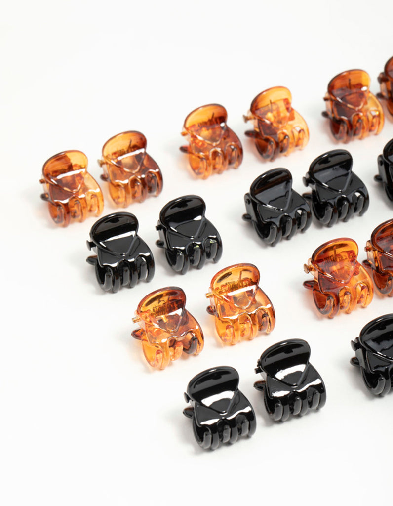Neutral Mini Claw Clips 24-Pack - Lovisa
