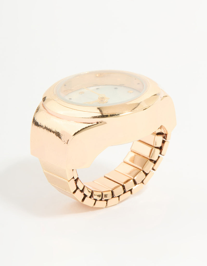 Gold Vintage Watch Ring - Lovisa