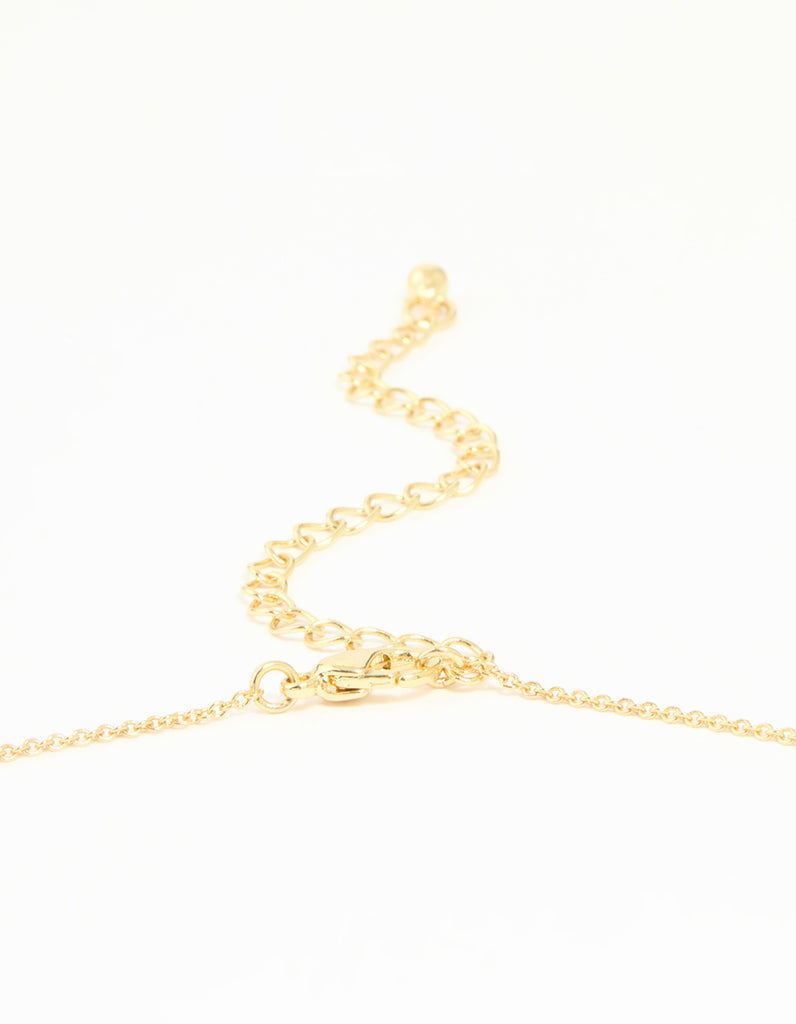 Gold Plated Bubble Cancer Pendant Necklace - Lovisa