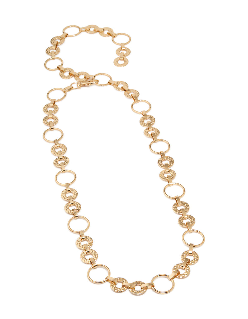 Gold Mixed Sized Circle Belt - Lovisa